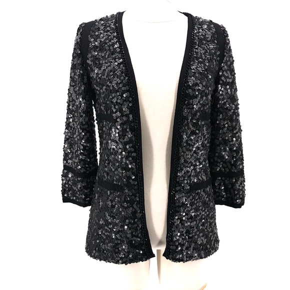 Rachel Zoe | Jackets & Coats | Nwt Rachel Zoe Medium Sequin Jacket ...